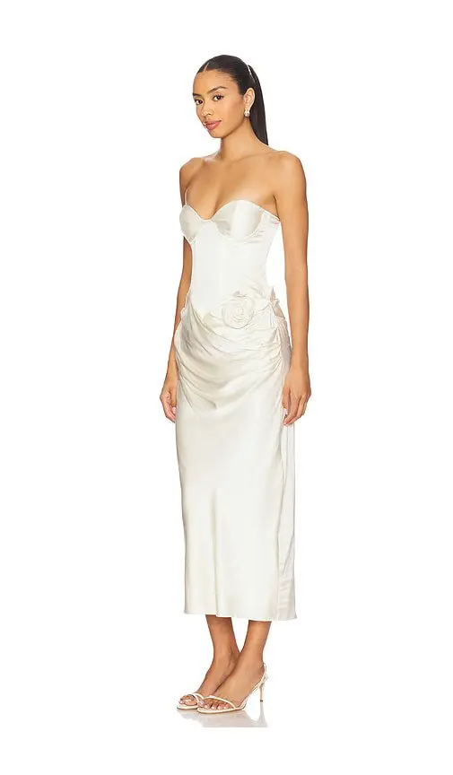 Lpa Ilaria Corset Midi Dress
