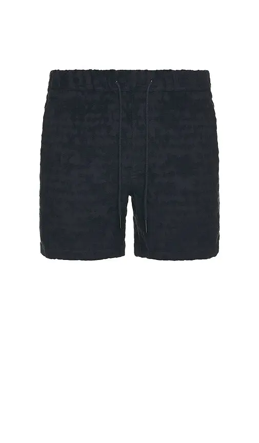 Oas Night Lagoon Terry Shorts - Blue