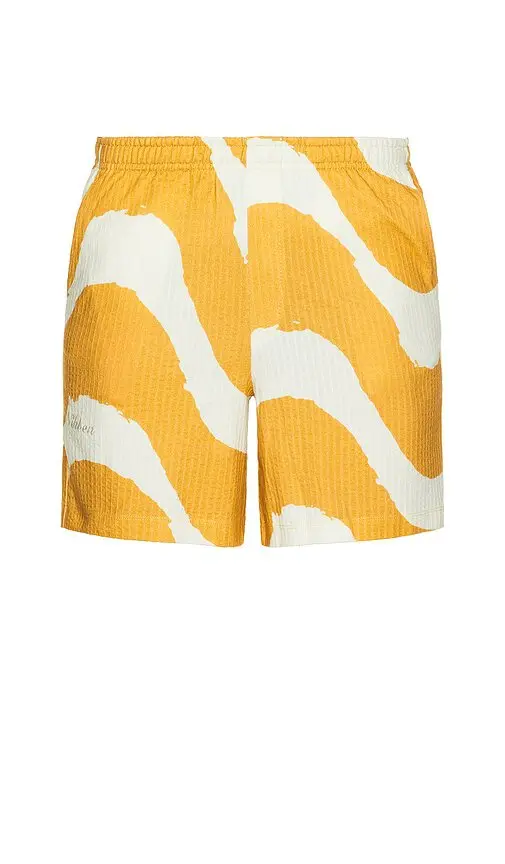 NIKBEN Wavy Print Shorts - Latte