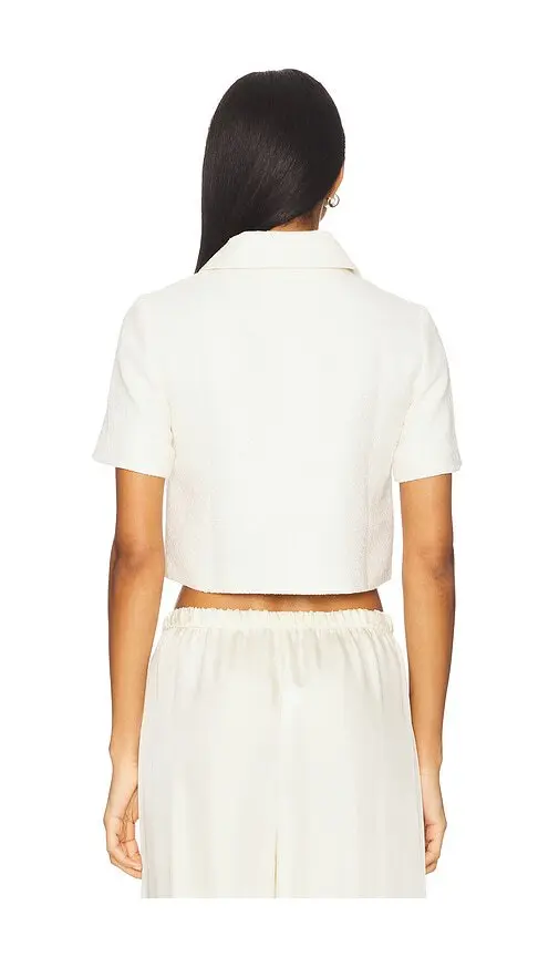 Amanda Uprichard Josie Cropped Top