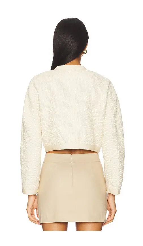 FRAME The Trim Jacket - Cream Multi