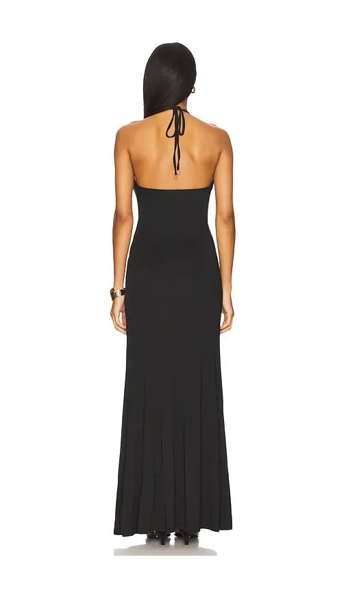 chinese dress ladies Olivia Gown In Crepe  Halston