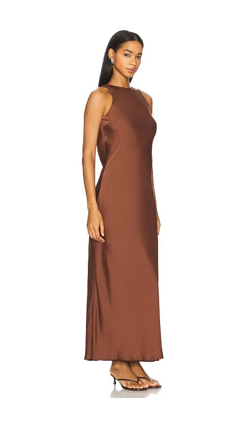 Sndys X Liora Maxi Dress - Brown - 12% Off | Editorialist