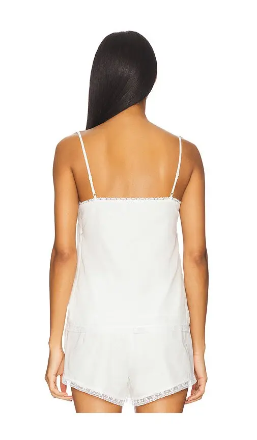 Faithfull The Brand Denise Top With Lace Trim