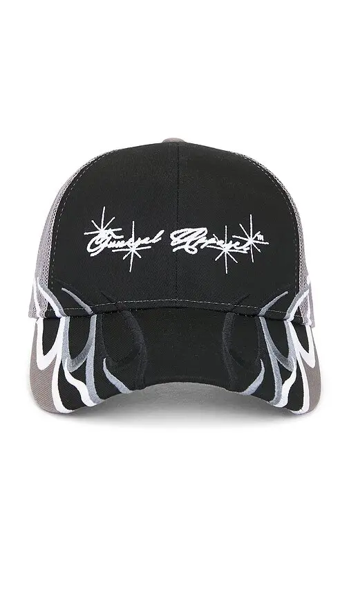 FUNERAL APPAREL Flame Logo Cap - Black