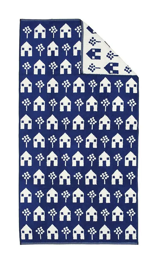 DUSEN DUSEN Cottage Bath Towel In Navy - N,a