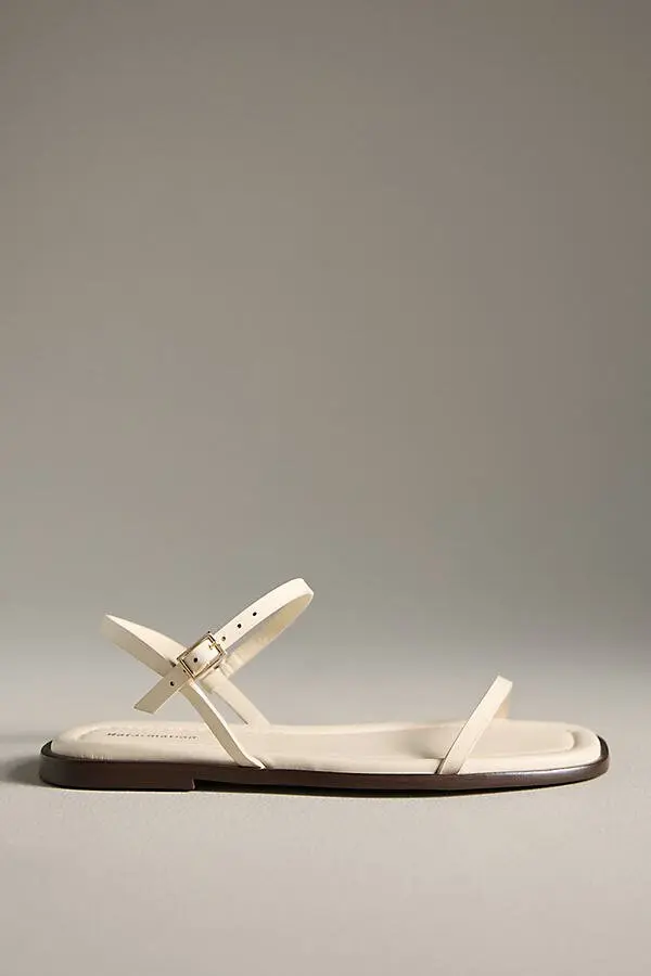 REFORMATION Lake Sandals - Almond Leather