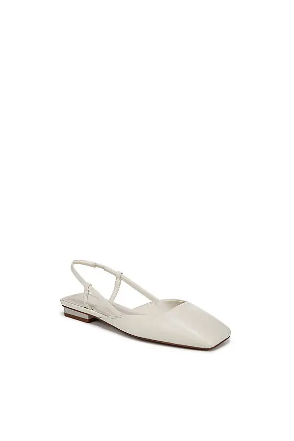 Franco Sarto Telica Slingback Flats - White