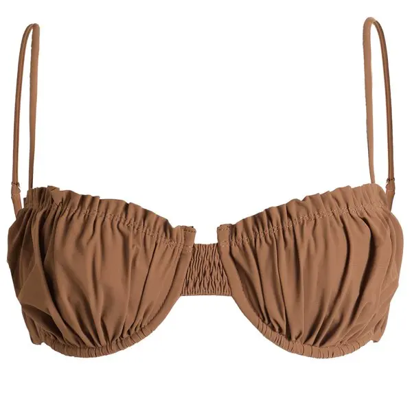 Faithfull The Brand Esterel Bikini Top - Clay