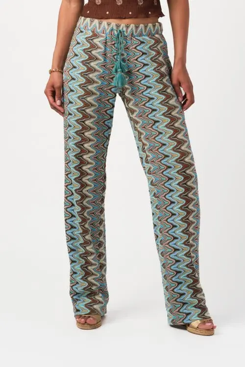 Calypso St. Barth Blaire Straight Leg Knit Pant