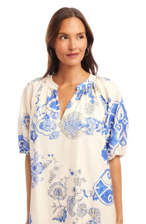 Karen Kane Puff Sleeve Tunic Dress