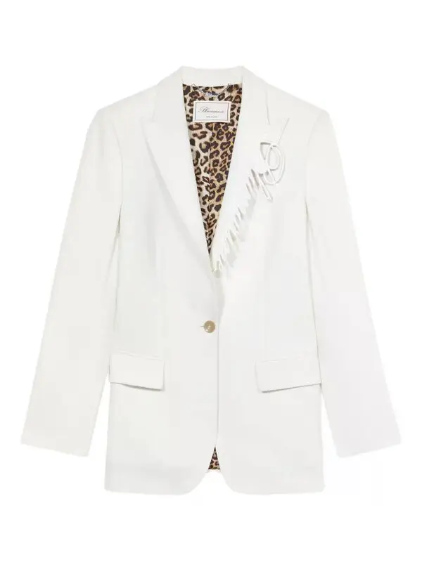 Blumarine Logo-embroidered Blazer