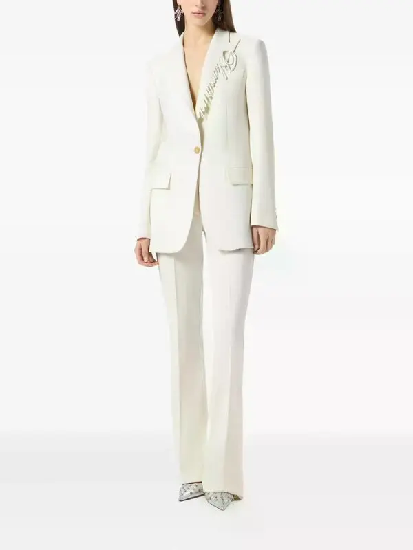 Blumarine Logo-embroidered Blazer