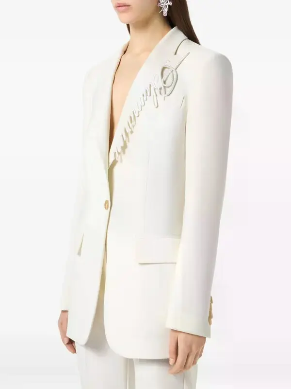 Blumarine Logo-embroidered Blazer