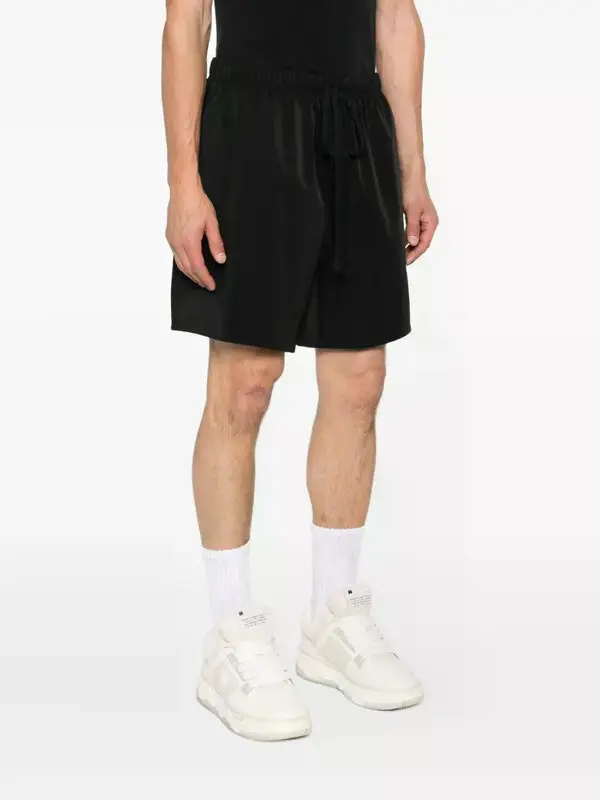 Fear Of God Logo-embroidered Drawstring Track Shorts - Black