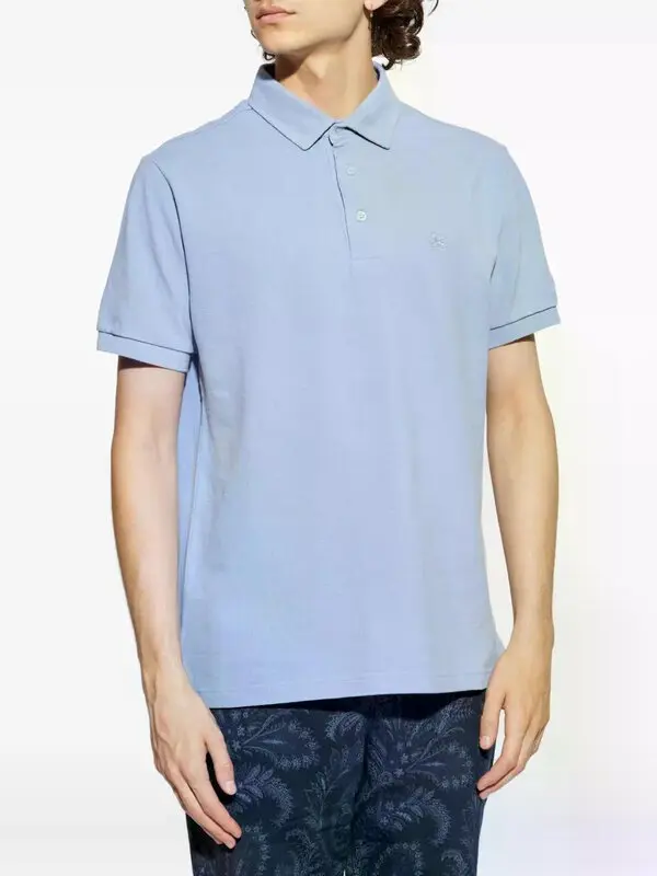 Etro Logo-embroidered Cotton Polo Shirt