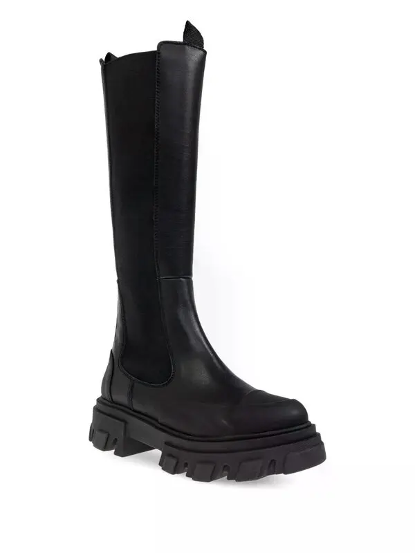 GANNI 55mm Knee-high Boots - Black
