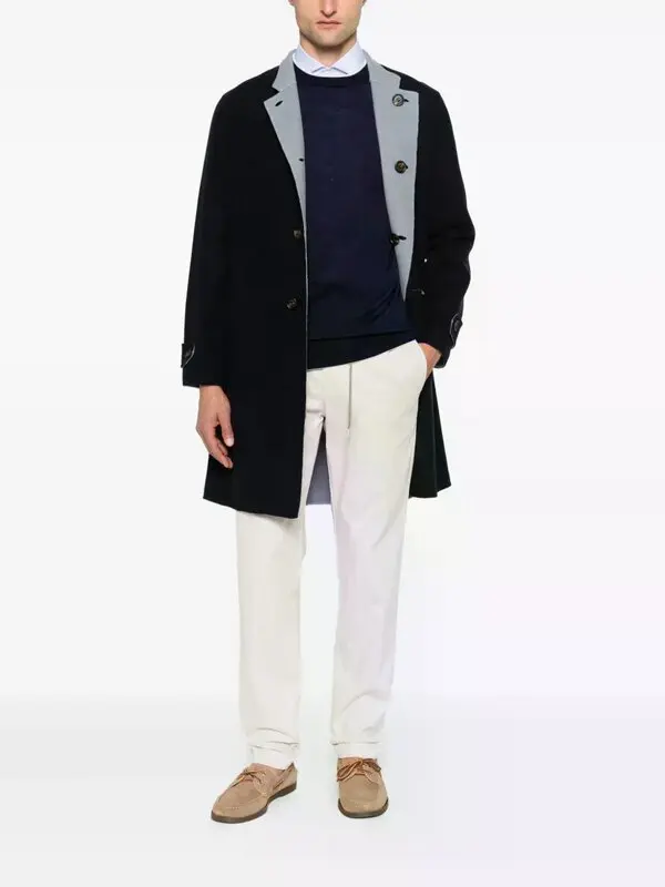 Eleventy Reversible Wool Coat