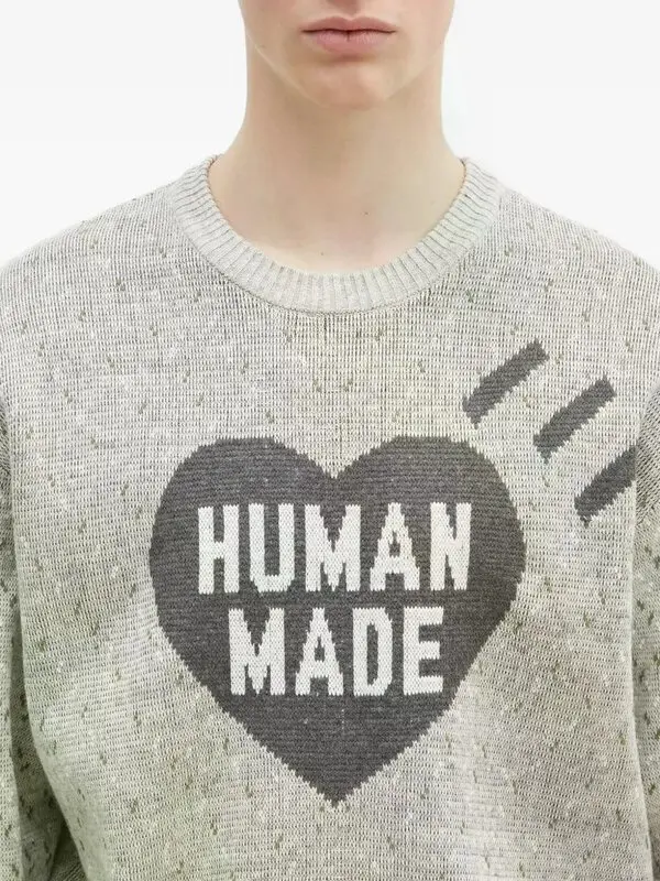 HUMAN MADE Heart-logo Sweater