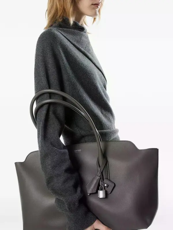 TOM FORD Asymmetric Neck Sweater - Grey