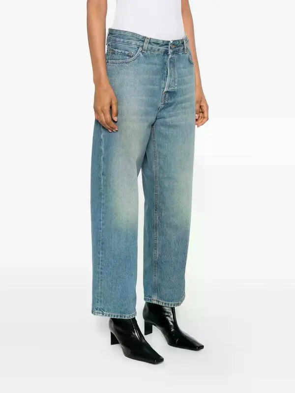 HAIKURE Straight-leg Cotton Jeans - Blue