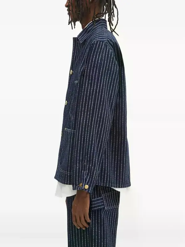 HUMAN MADE Pinstripe Denim Jacket