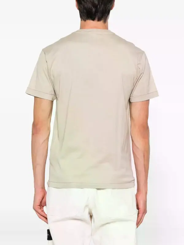 Stone Island Compass-patch T-shirt - Neutrals