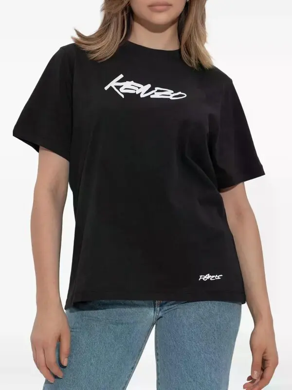 Kenzo Logo-print T-shirt - Black