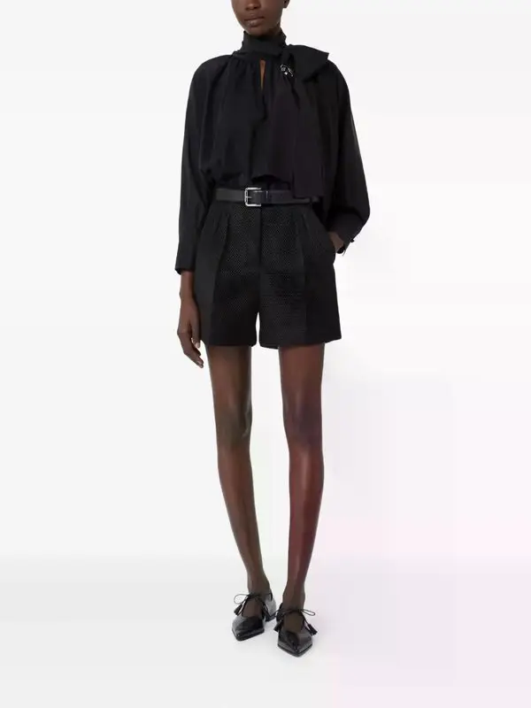 Max Mara Avena Pleated Shorts