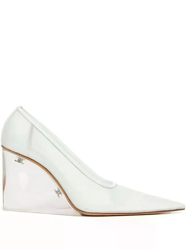 Sportmax 90mm Leather Wedge Platforms