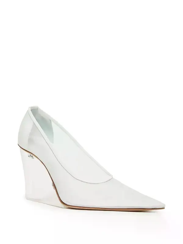 Sportmax 90mm Leather Wedge Platforms