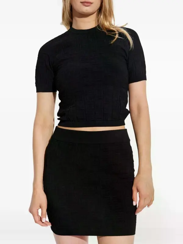 Balmain Textured Short-sleeve T-shirt