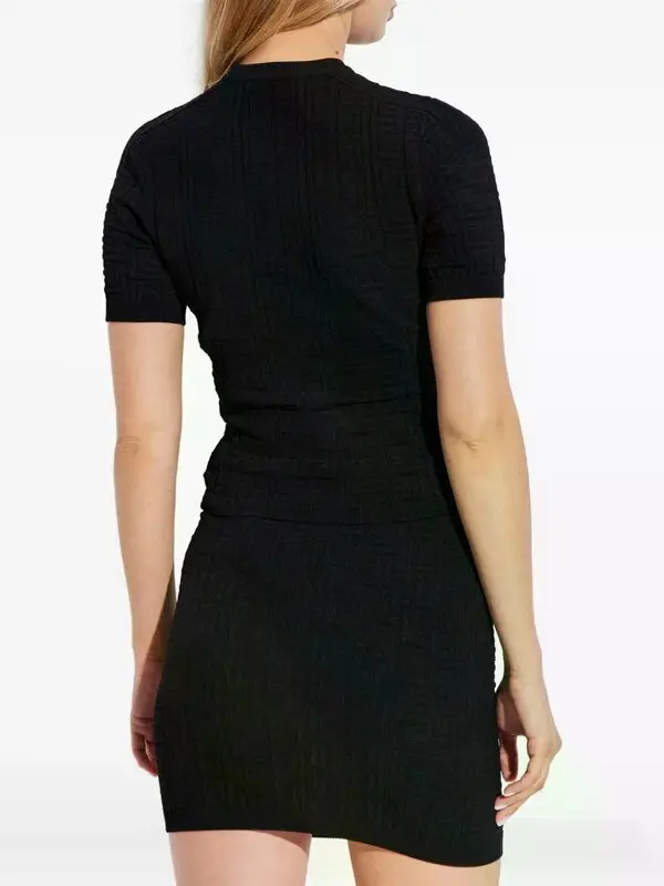 Balmain Textured Short-sleeve T-shirt