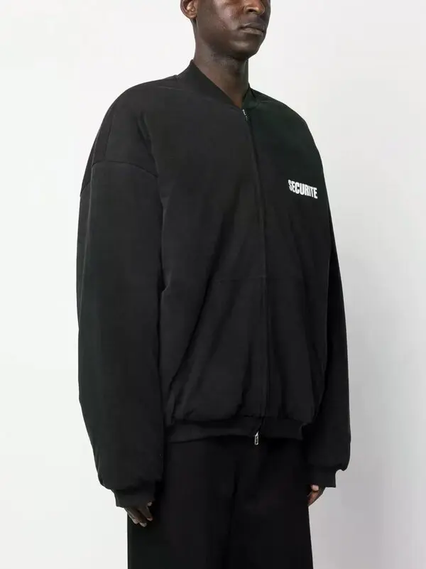 Vetements Slogan-print Cotton Bomber Jacket