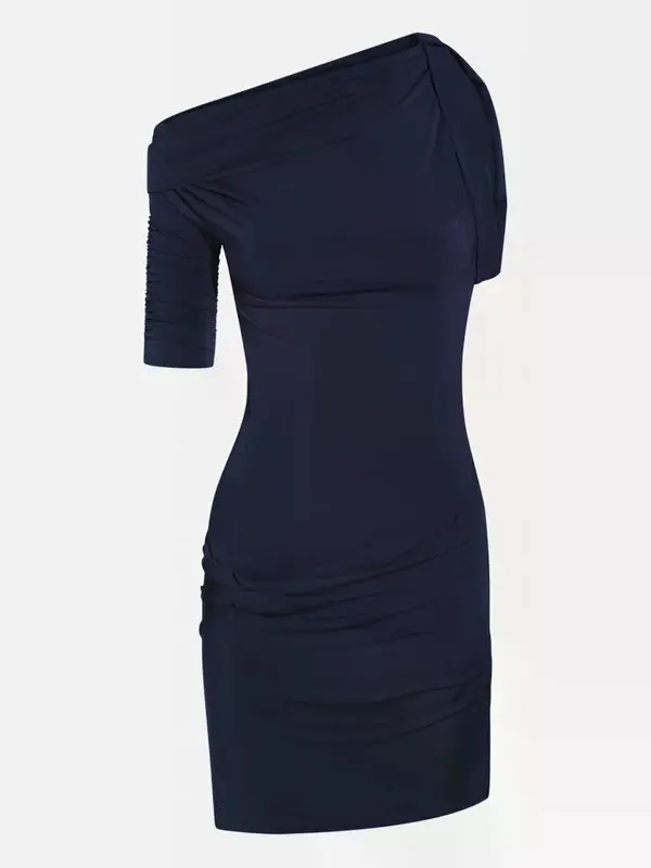 Jacquemus One-shoulder Mini Dress - Blue