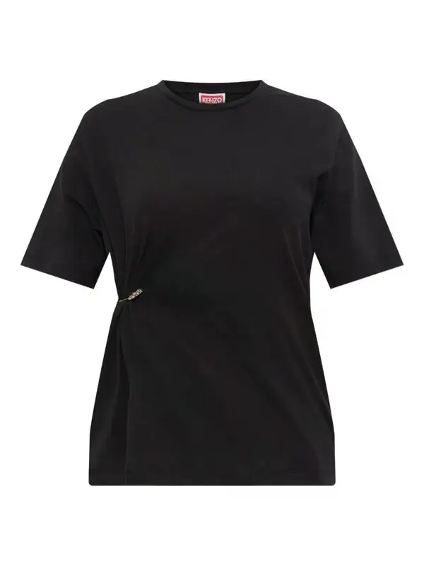 Kenzo Safety-pin Detail T-shirt - Black