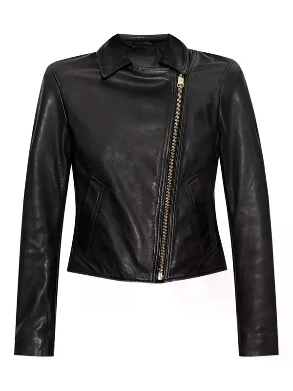 ALLSAINTS Vela Asymmetric-zip Leather Jacket