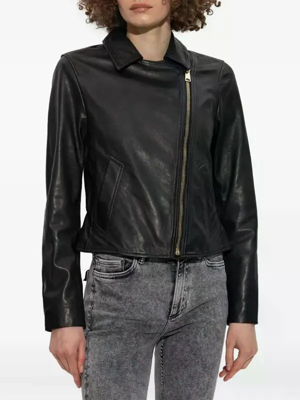 ALLSAINTS Vela Asymmetric-zip Leather Jacket