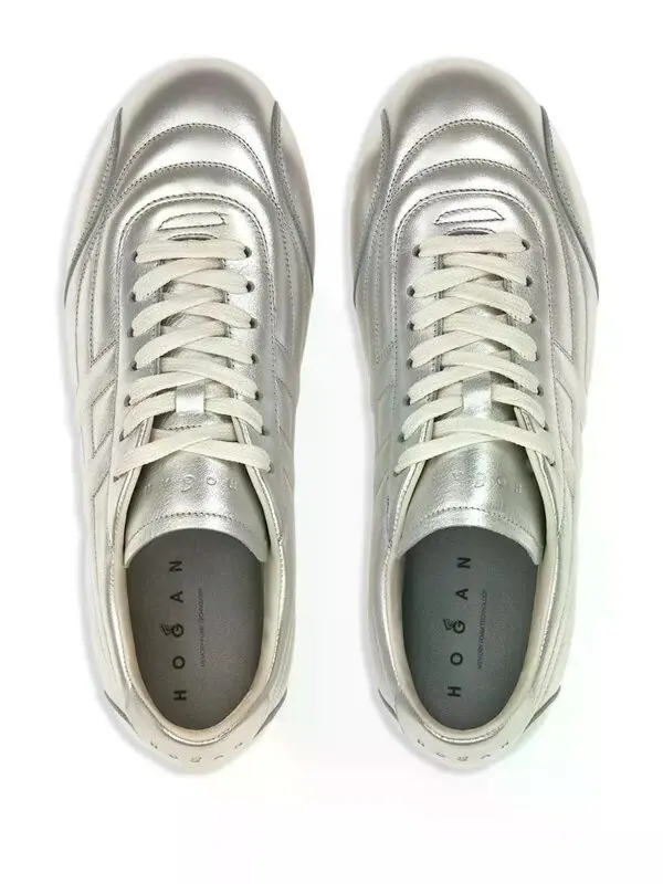 Hogan H693 Runner Sneakers - Silver