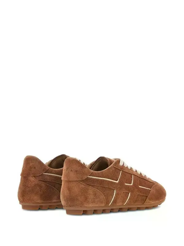 Hogan Olympia Lace-up Sneakers - Brown