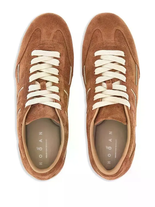 Hogan Olympia Lace-up Sneakers - Brown