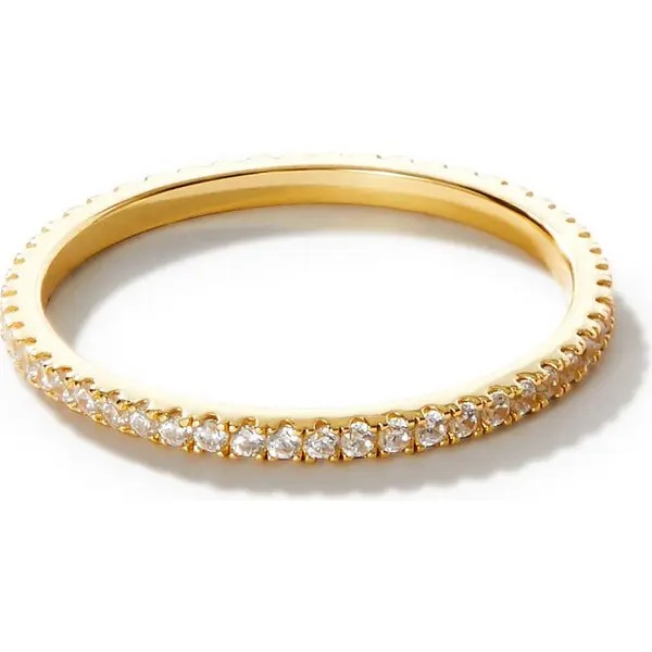 ANA LUISA Celine Cubic Zirconia Ring - 925 Yellow Gold / Clear