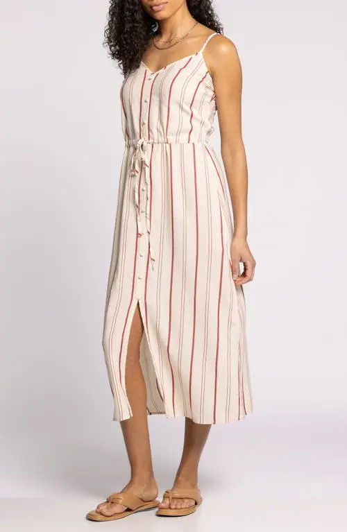 THREAD & SUPPLY Tie Waist Midi Dress