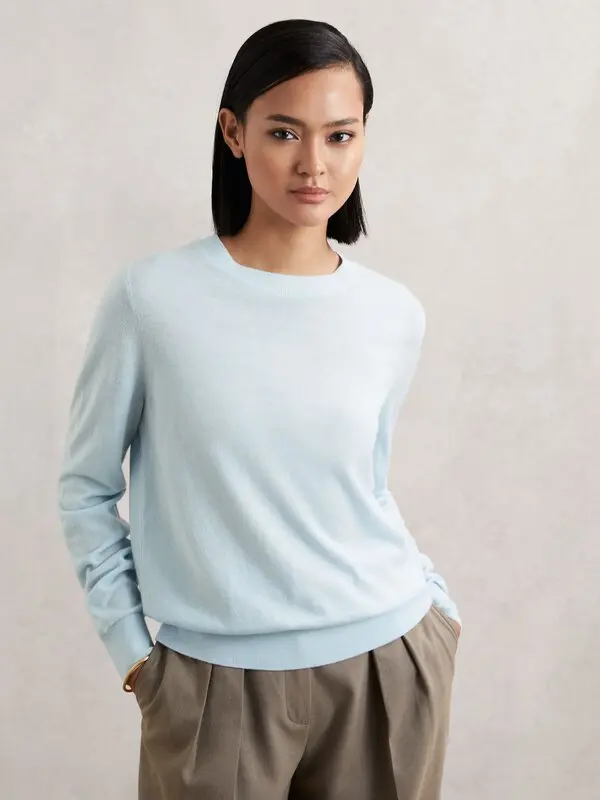 REISS Hester Wool Crew-neck Jumper