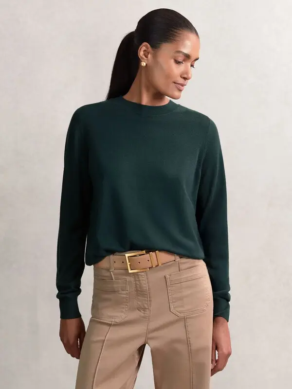 REISS Hester Wool Crew-neck Jumper
