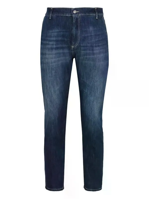 DONDUP Contrast-stitch Skinny Jeans