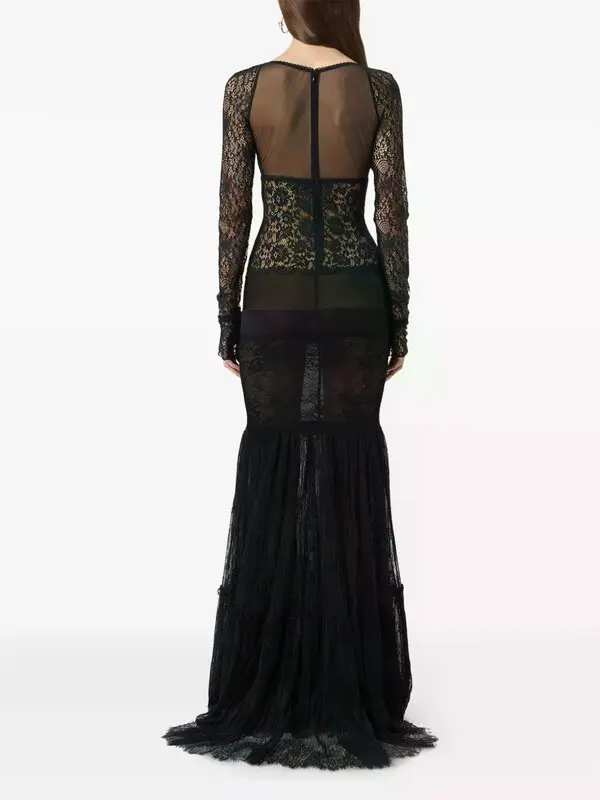 Blumarine Lace-paneled Gown