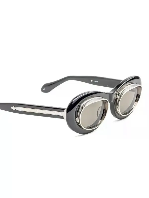 Matsuda Oval Frame Sunglasses - Black