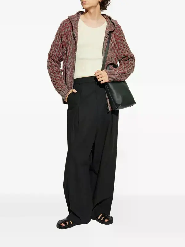 Etro Cable-knit Zip-up Hoodie