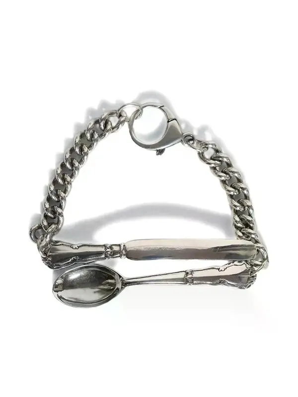 Enfants Riches Déprimés Spoon Fork Chain Bracelet - Silver